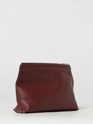 A.p.c. Hammered Calfskin Clutch - Wine
