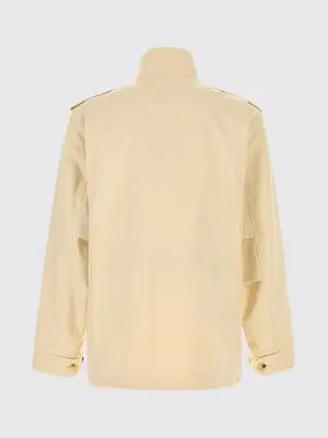 Valentino Garavani Cotton Utility Jacket With High Neck And Epaulettes