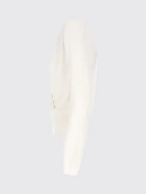 Elisabetta Franchi Ribbed V-neck Bodysuit - White