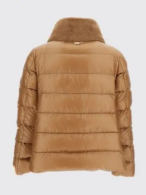 Herno Quilted Technical Fabric Short Down Jacket With High Neck And Zip