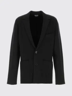 TOM FORD Double-breasted Virgin Wool Blazer With Patch Pockets