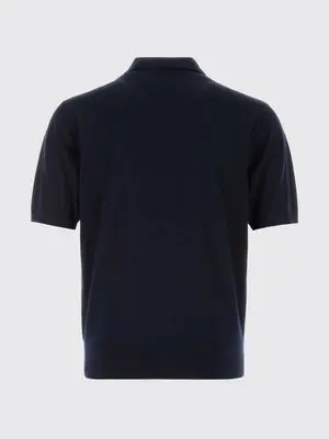 Dries Van Noten Short-sleeved Cashmere Polo Shirt With Three Buttons