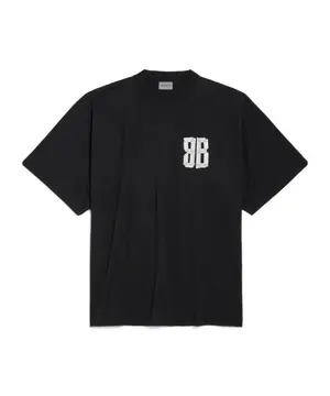 Balenciaga Glitter Tape T-shirt - Black