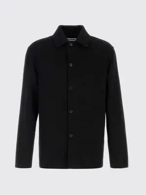 JIL SANDER Virgin Wool And Cashmere Blend Shirt Jacket - Black