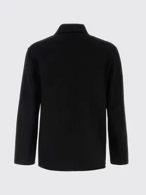 JIL SANDER Virgin Wool And Cashmere Blend Shirt Jacket - Black