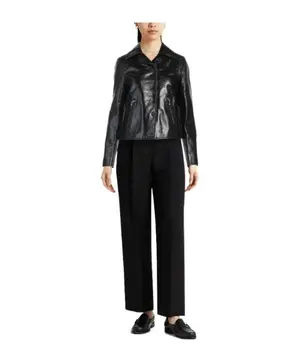 Tory Burch Minimalist Leather Jacket