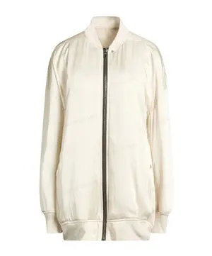 Rick Owens Minimalist Satin Bomber Jacket