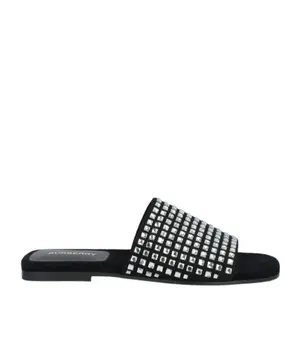 Burberry Rhinestone-embellished Flat Slides