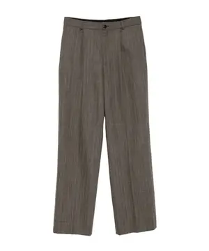 Dries Van Noten Button-detail Casual Trousers - Green