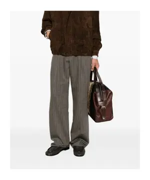 Dries Van Noten Button-detail Casual Trousers