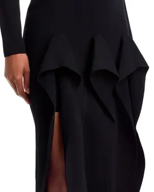 ET OCHS Ariana Long Sleeve Knit Gown