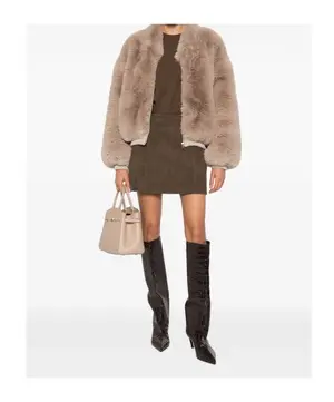 THE FRANKIE SHOP Faux Fur Jacket
