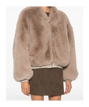 THE FRANKIE SHOP Faux Fur Jacket