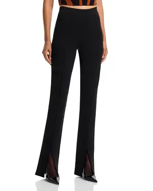 ET OCHS Salvatore Slit Cuff Knit Trousers