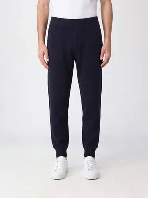 Dsquared2 Viscose Blend Jogging Trousers With Elasticated Waist - Navy