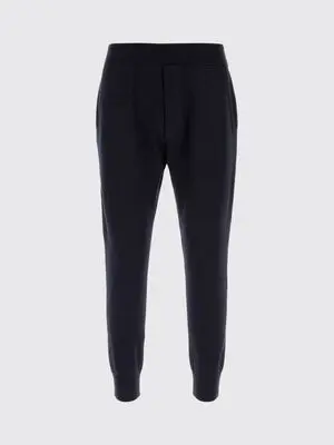 Dsquared2 Viscose Blend Jogging Trousers With Elasticated Waist - Navy