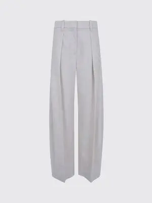 Brunello Cucinelli Tailored Wide-leg Wool And Cashmere Trousers With Monili