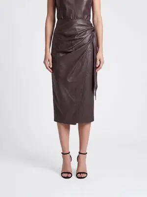 Elisabetta Franchi Tie Detailed Bottoms For Women