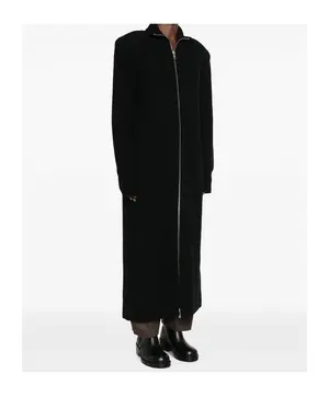THE FRANKIE SHOP Zipup Knit Long Coat