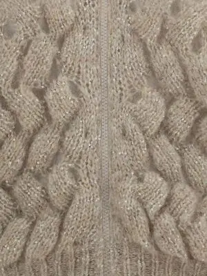 Brunello Cucinelli Zip-up Knit Sweater - Beige