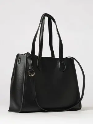 TWINSET Saffiano Synthetic Leather Tote Bag With Double Handle