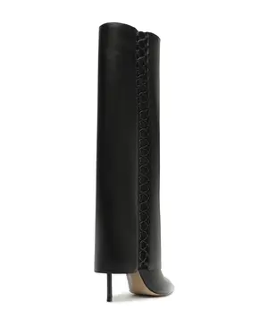 ALEXANDRE BIRMAN Holly Leather Knee High High Heel Boots