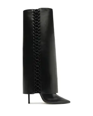 ALEXANDRE BIRMAN Holly Leather Knee High High Heel Boots