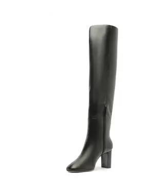 ALEXANDRE BIRMAN Anna Slouch 70 Leather Over The Knee Boots