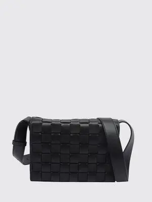 Bottega Veneta Woven Cross Body Bag - Black