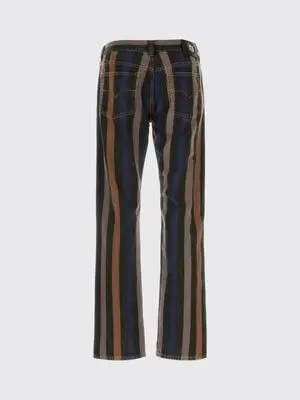 Versace Straight-leg Cotton Denim Jeans With Medusa Logo