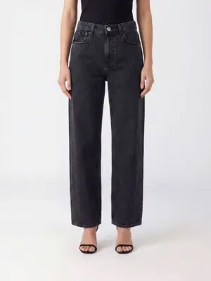 JIL SANDER Mid-rise Straight-leg Jeans In Cotton Denim With 5 Pockets - Black