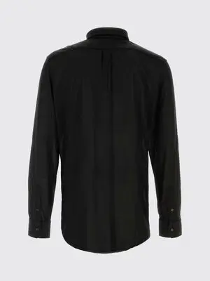 Dolce & Gabbana Slim Fit Pure Silk Shirt With French Collar And Curved Hem