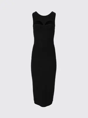 Elisabetta Franchi Off-the-shoulder Midi Sheath Dress With Cut-out Details