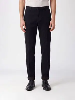 DONDUP Mid-rise Slim Fit Cotton Trousers