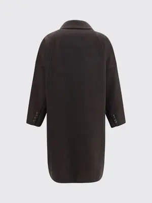 Brunello Cucinelli Long Double Breasted Overcoat - Brown