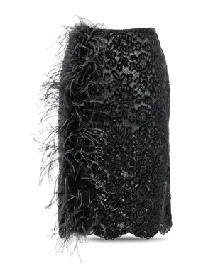 DES_PHEMMES Lace Skirt
