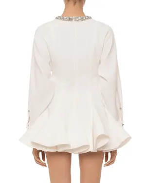 DES_PHEMMES Embellished Flared Mini Dress
