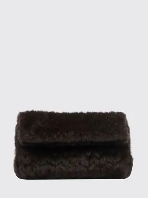 Liu Jo Riccy Faux Fur Clutch - Brown