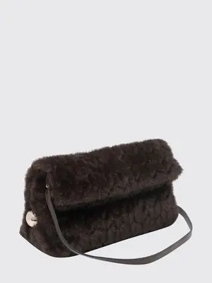Liu Jo Riccy Faux Fur Clutch - Brown