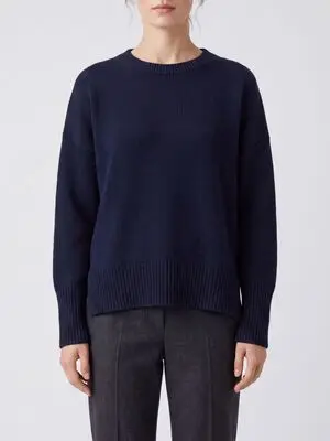 LISA YANG Pure Cashmere Crewneck Jumper - Blue