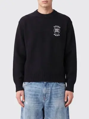 Kenzo Cotton Crewneck Jumper - Black