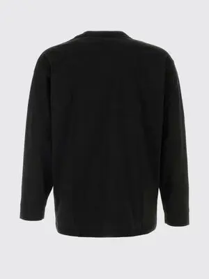 Kenzo Long-sleeved Cotton T-shirt With Tone-on-tone Embroidered Logo