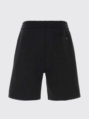 Valentino Garavani Cotton-blend Jogging Shorts With Elasticated Waist
