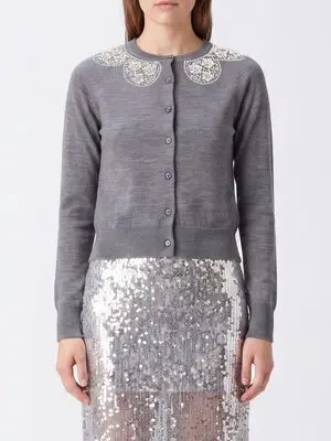 Simone Rocha Merino Wool & Silk Cardigan