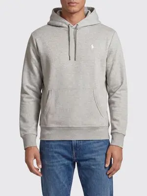 Polo Ralph Lauren Cotton-blend Jumper With Pony Logo - Grey