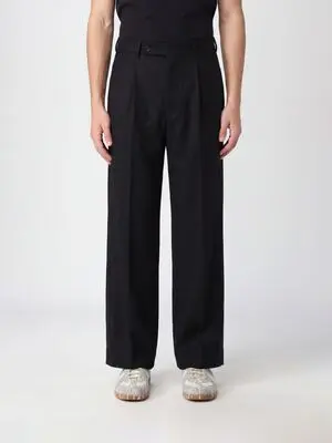 MAISON MARGIELA Wide-leg Trousers In Wool Blend With Off-center Closure