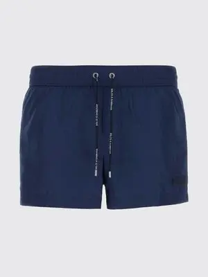 Dolce & Gabbana Short Nylon Boxer Swim Shorts With Elasticated Drawstring Waist