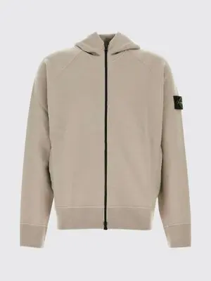 Stone Island Hooded Zip Up Sweatshirt