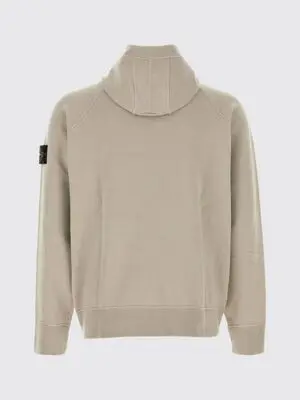Stone Island Hooded Zip Up Sweatshirt