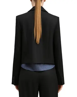 Derek Lam 10 Crosby Mona Cropped Single Button Blazer